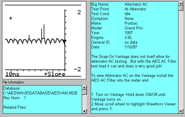Database: The AES Wave